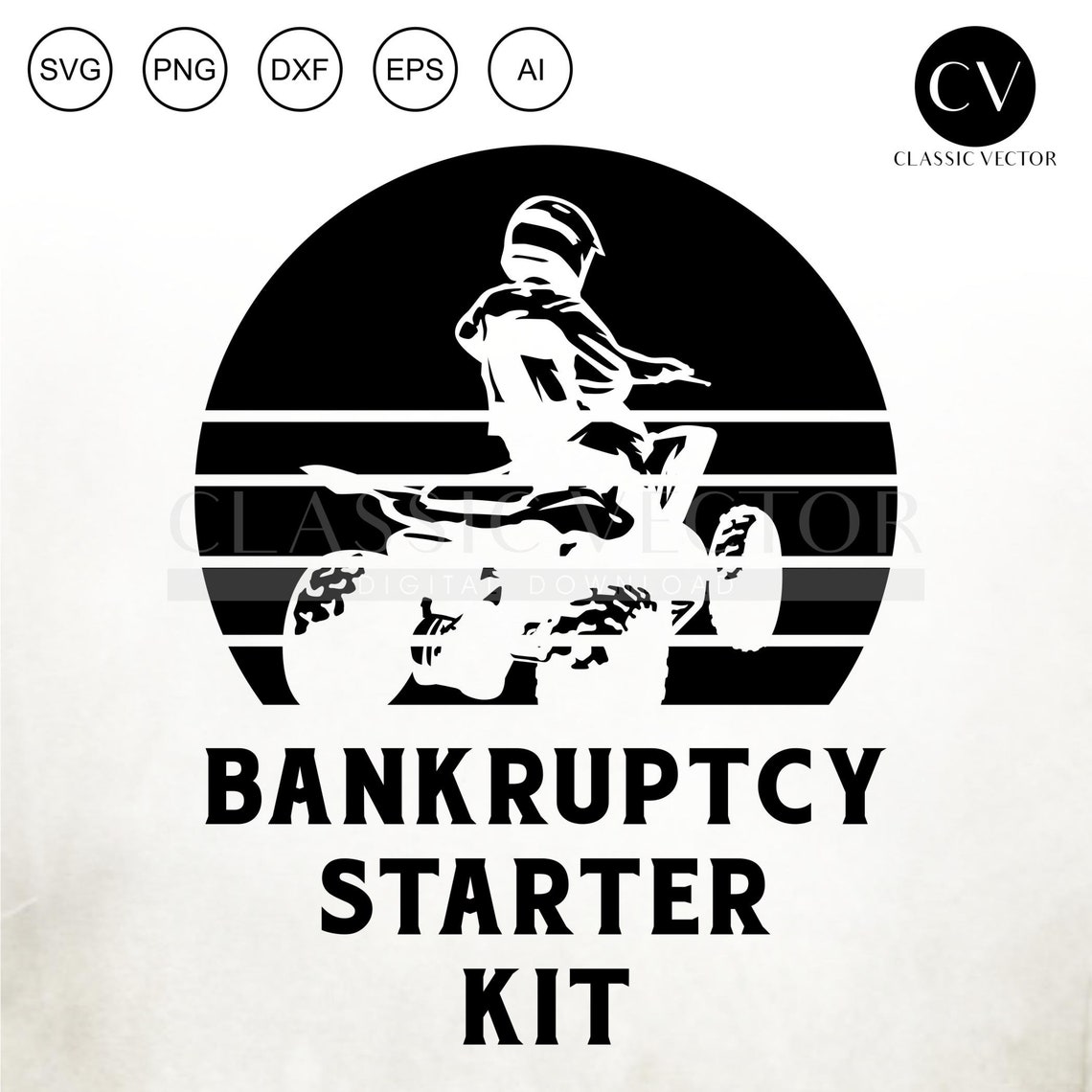 Bankruptcy Starter Kit Funny Quad Funny ATV Quad Riding - Etsy