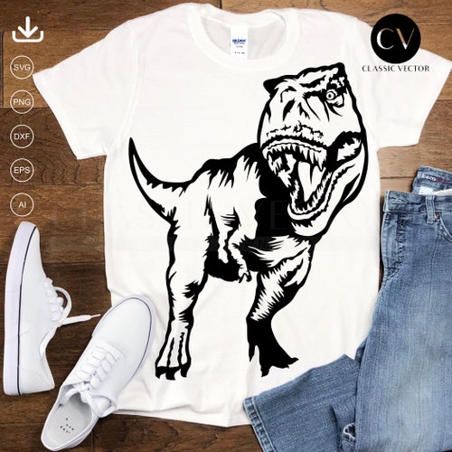 T Rex Svg T Rex Scratch Svg Dinosaur Svg Tyrannosaurus Rex - Etsy