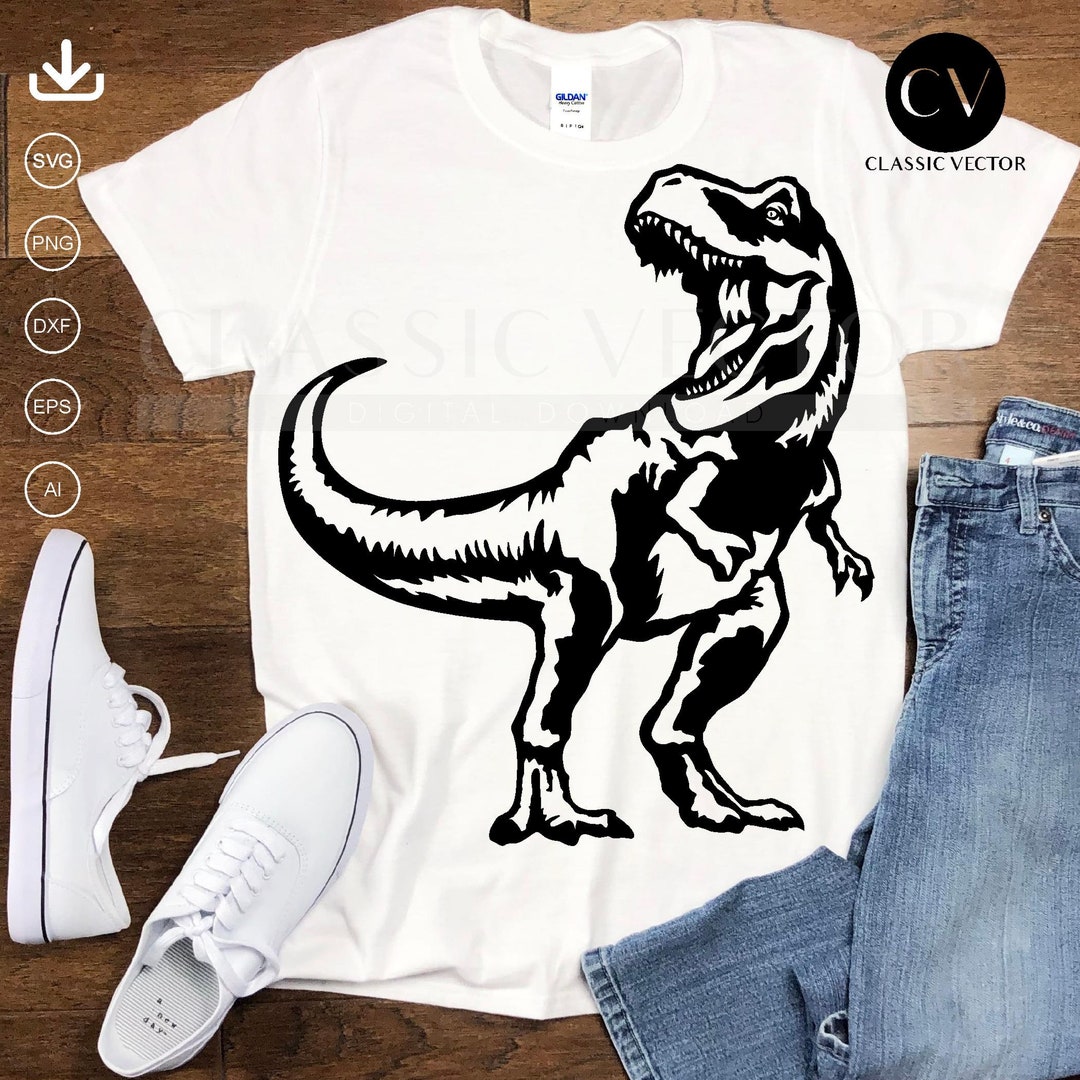 Tyrannosaurus Rex Svg - Trex Svg File - Etsy
