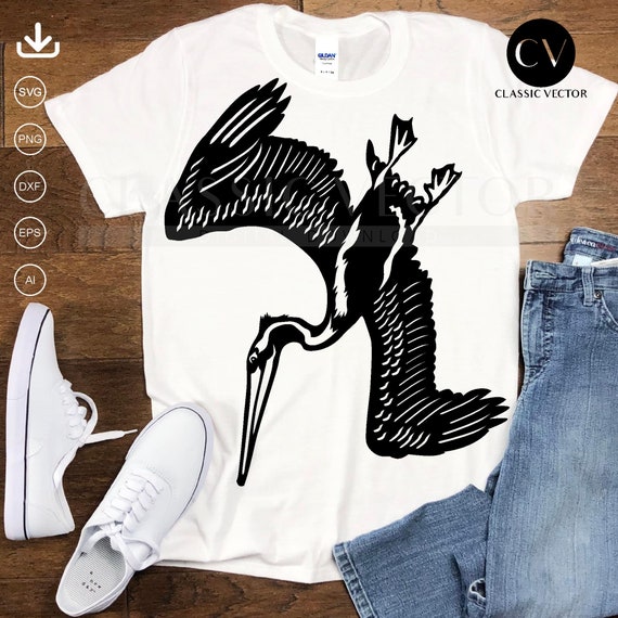 Pelican Diving Clipart Bird Dive Svg - Etsy