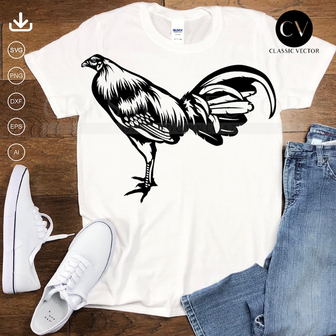 Amazing Rooster Cricut File - Rooster Art - Etsy