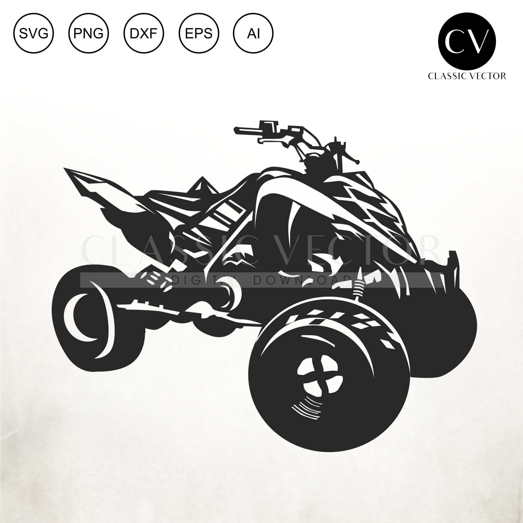 Quad Svg Atv Svg Quad Bike Quad Rider Atv Rider Quad | Etsy