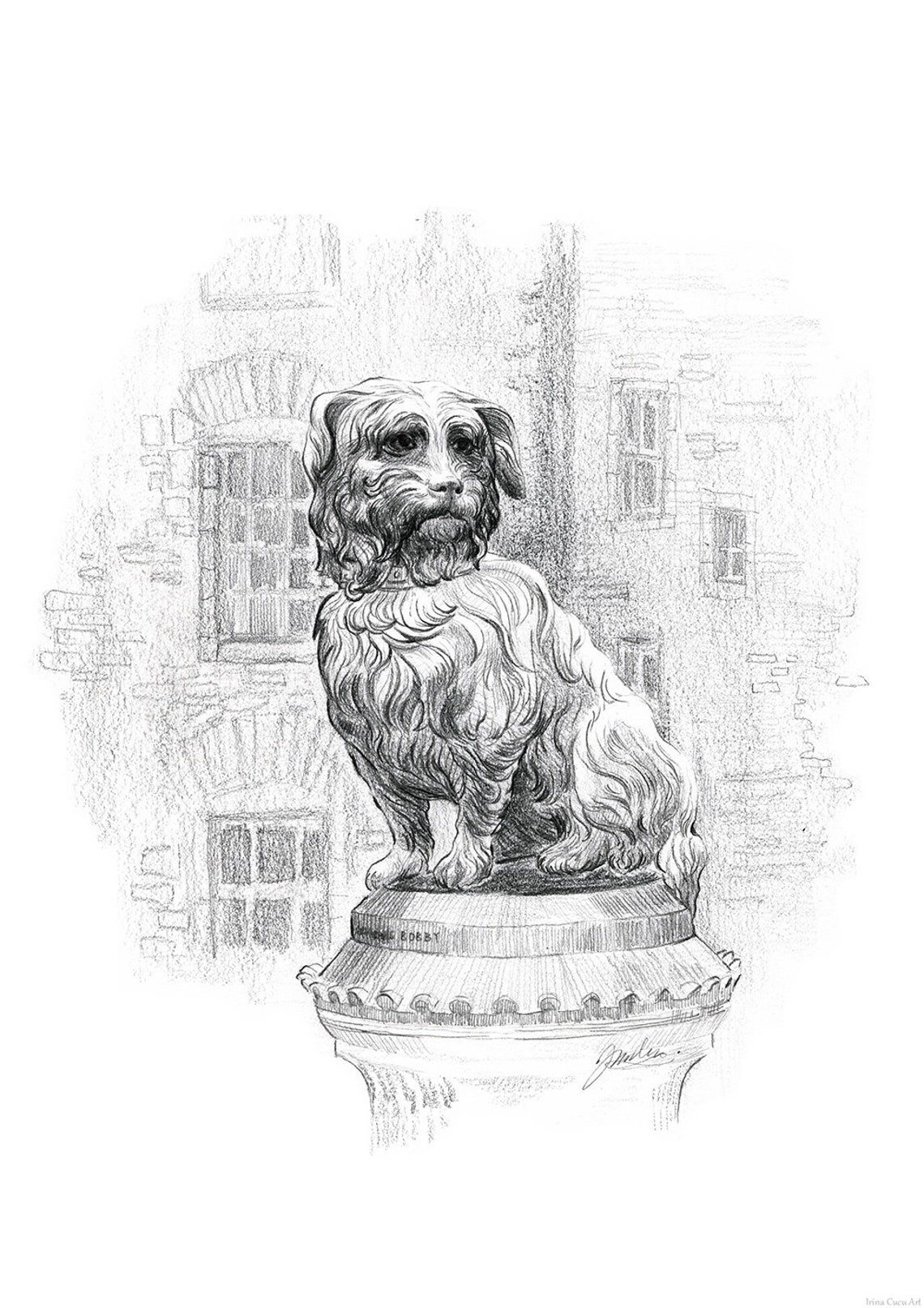 Greyfriars Bobby Statue Edinburgh - Giclée Print HQ - A4 A3 - Etsy