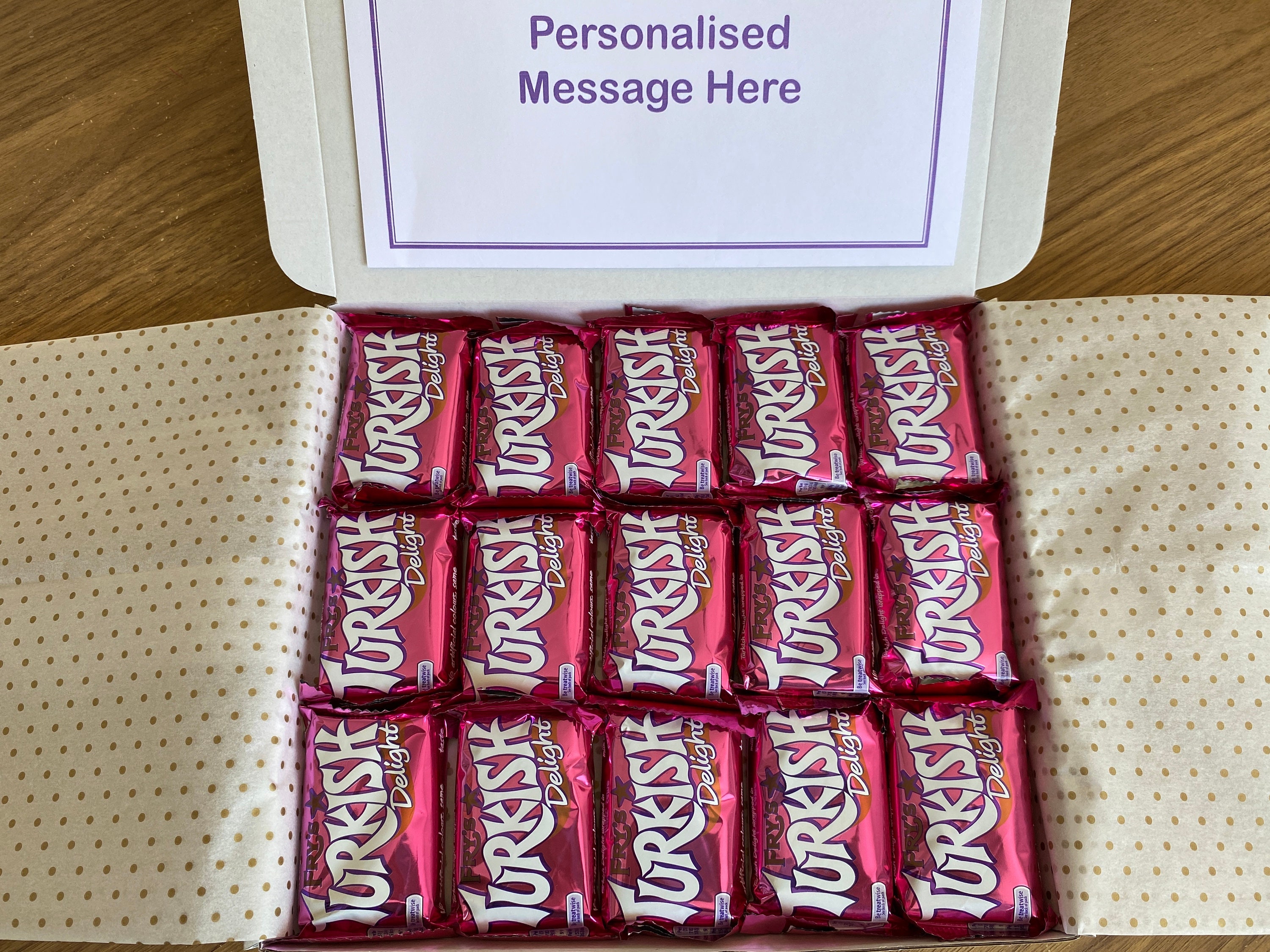 Turkish Delight Chocolate Fry's Turkish Delight Gift - Etsy UK