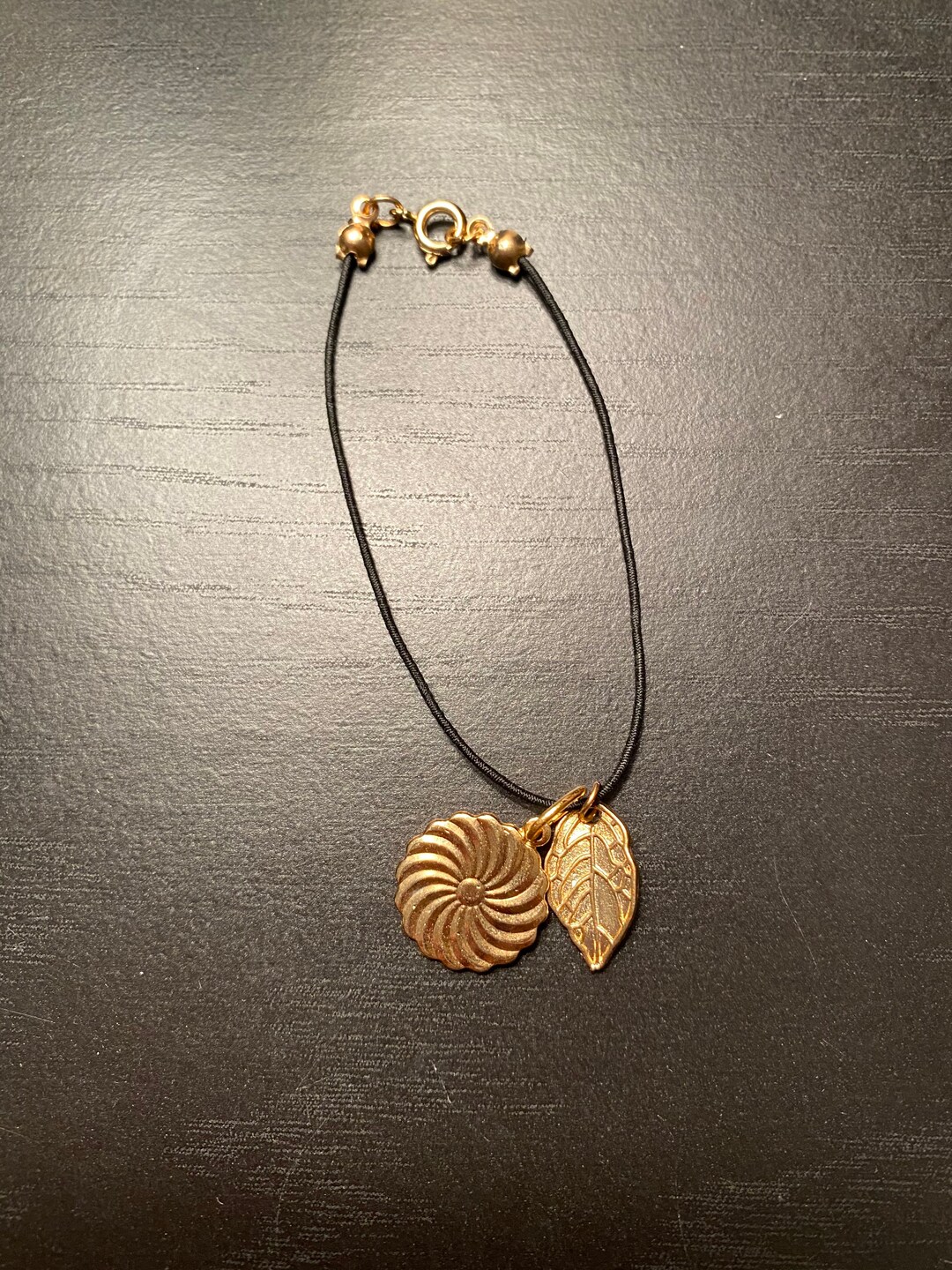 Gold Earth Charm Bracelet, Upcycled Bracelet, Simple Bracelet, Earth ...