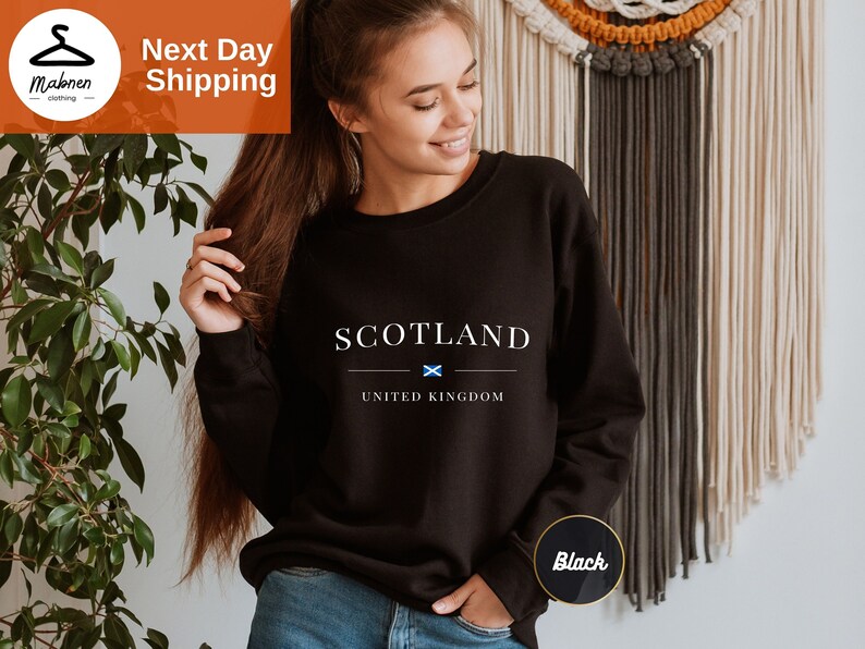 Women Scotland Sweatshirt, Scotland Gifts, Men Scottish Crewneck ...