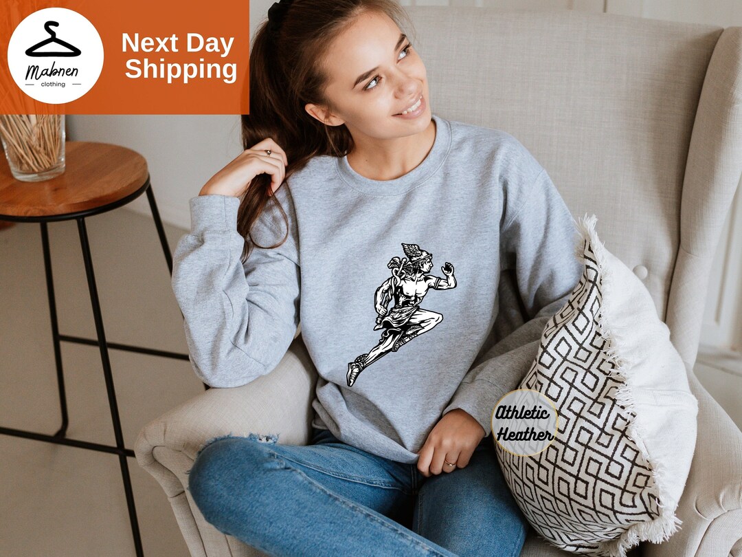 Hermes Sweatshirt, Greek Gods, Greek Mythology Sweatshirt, Historian ...