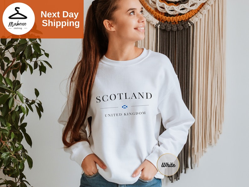 Women Scotland Sweatshirt, Scotland Gifts, Men Scottish Crewneck ...