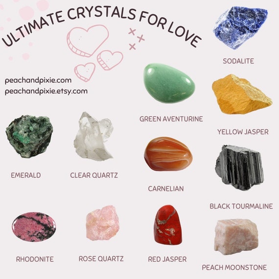 11 Crystals For Ultimate Love Romantic Platonic And Self Love Etsy