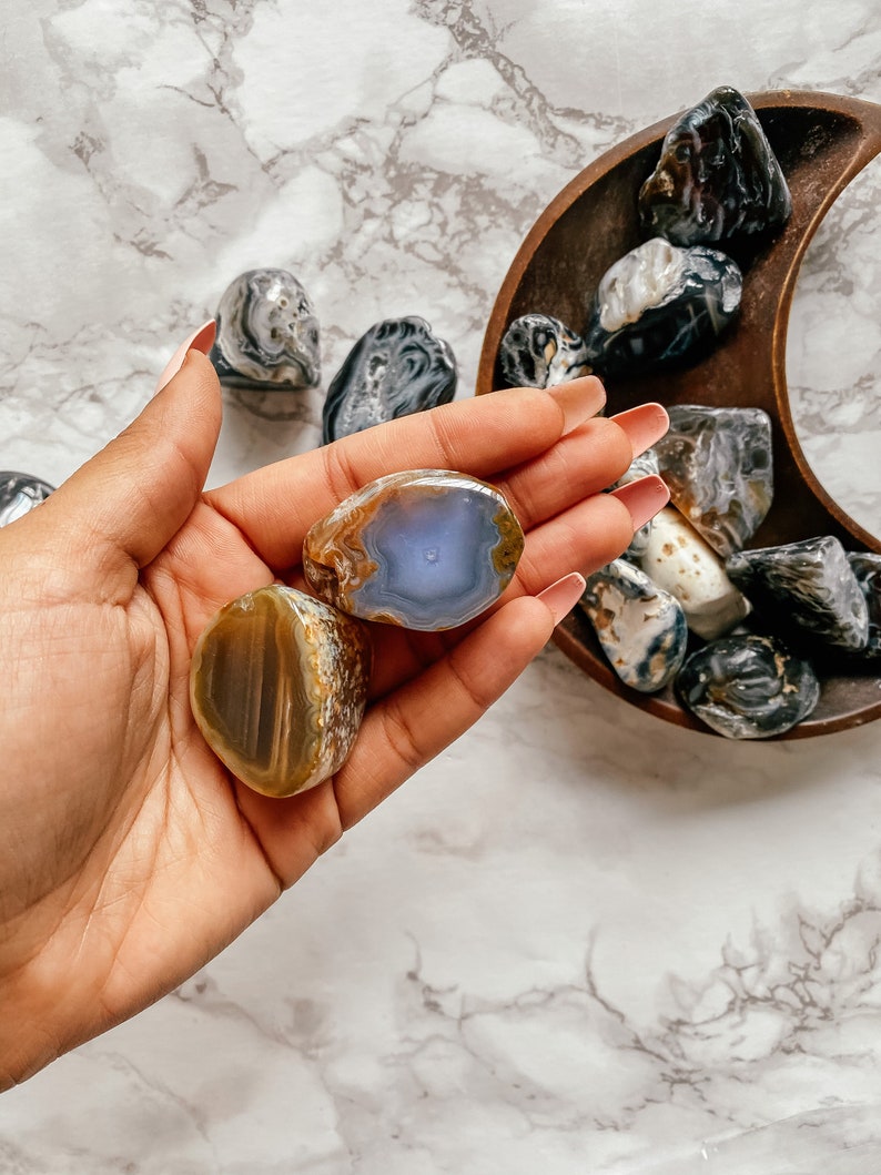 Tumbled Oco Agate Geode Ethically Sourced Black Owned Occo - Etsy