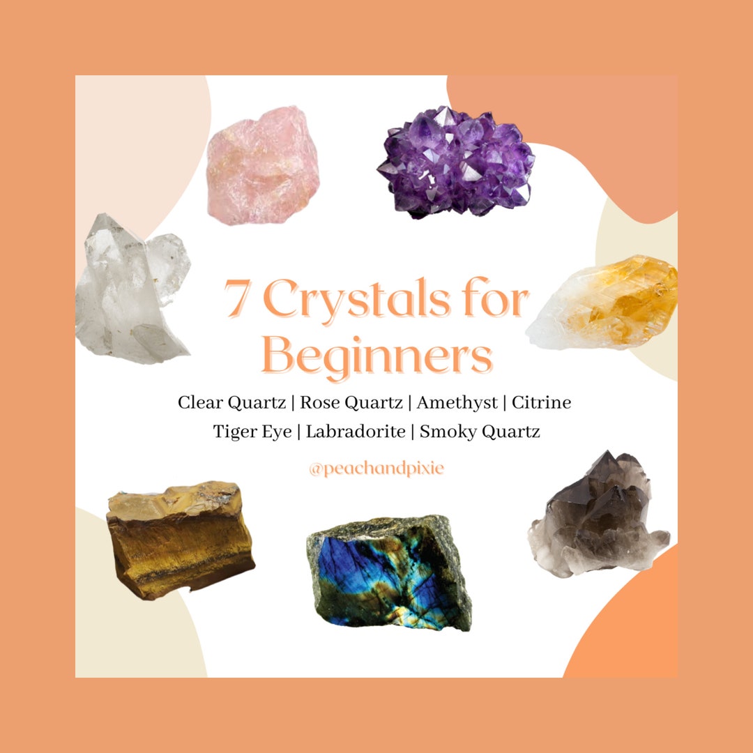 7 Crystals for Beginners Bundle Ethically Sourced Black Owned - Etsy