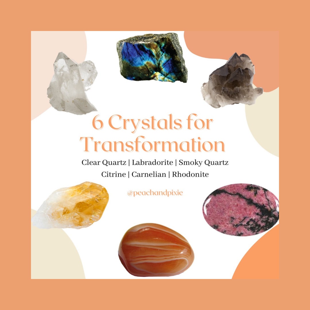 6 Crystals for Transformation, Ethically Sourced Black Owned Crystal ...