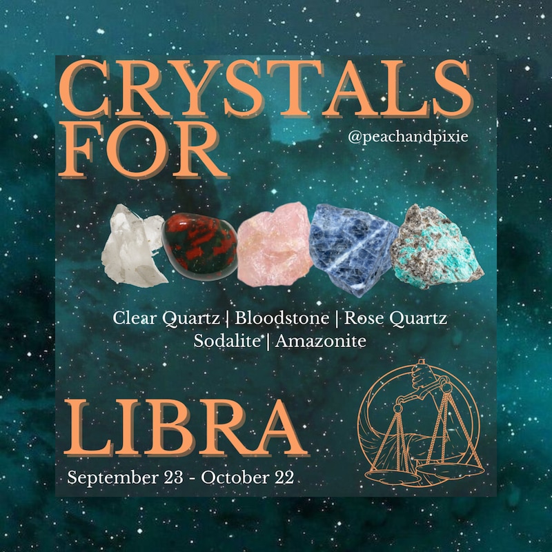 Libra Crystals - Etsy