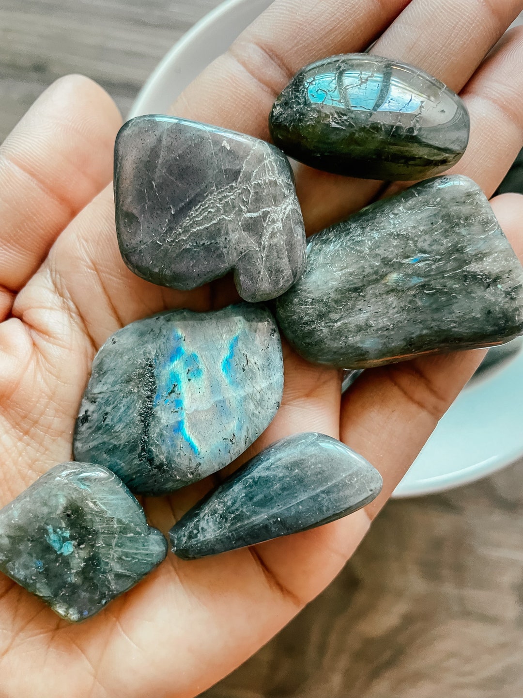 Tumbled Labradorite, Ethically Sourced Labradorite Tumble Polish ...