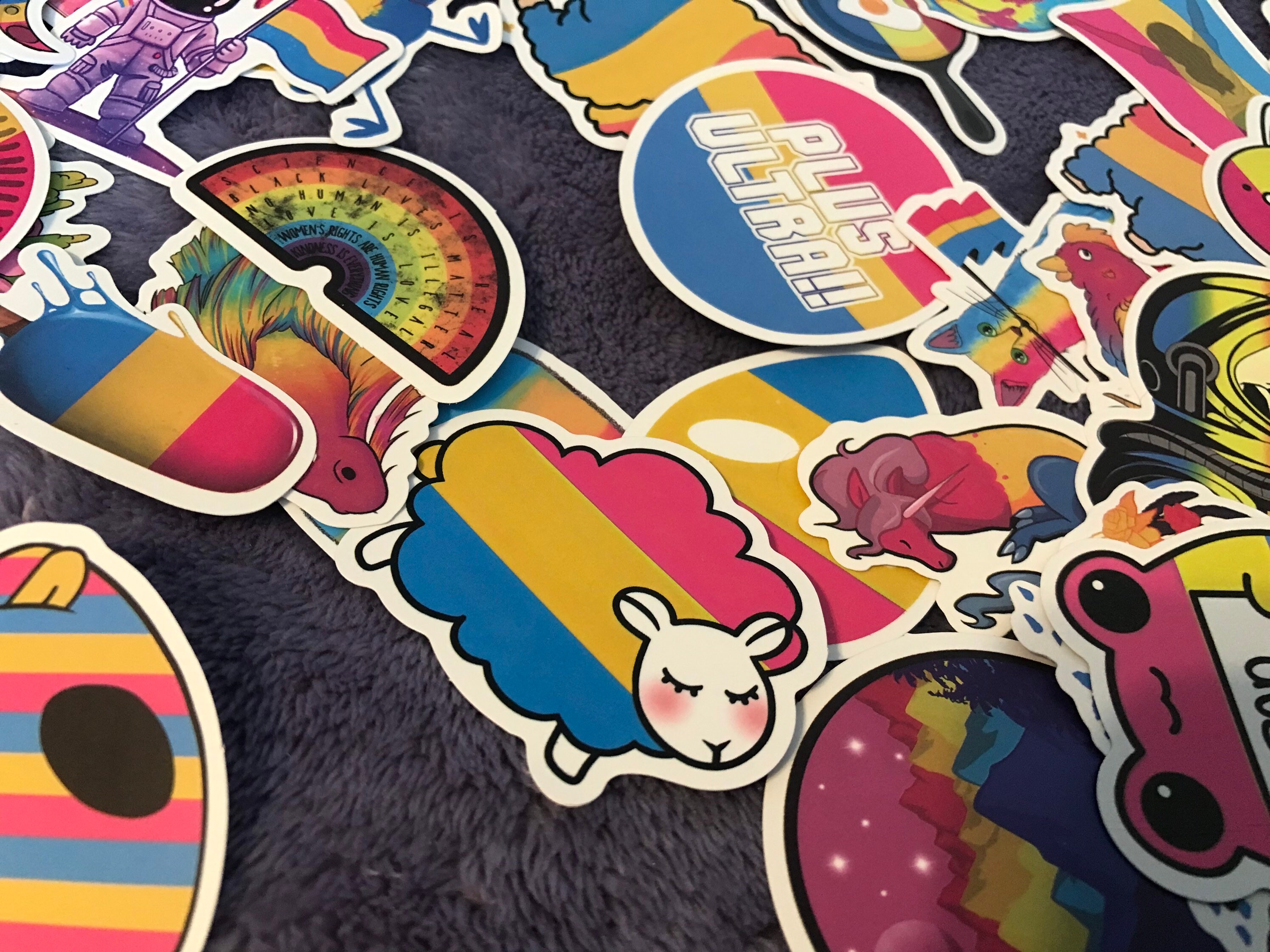 LGBTQ Pansexual Pride Sticker Pack of 6 Enbean Frogs - Etsy