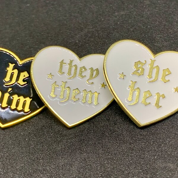Pronouns Jewelry - Etsy