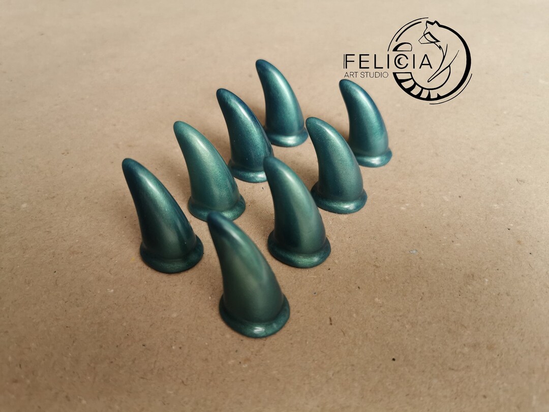 CLEARANCE DISCOUNT fursuit Claws With Flange, for Costumes, Cosplay, or ...