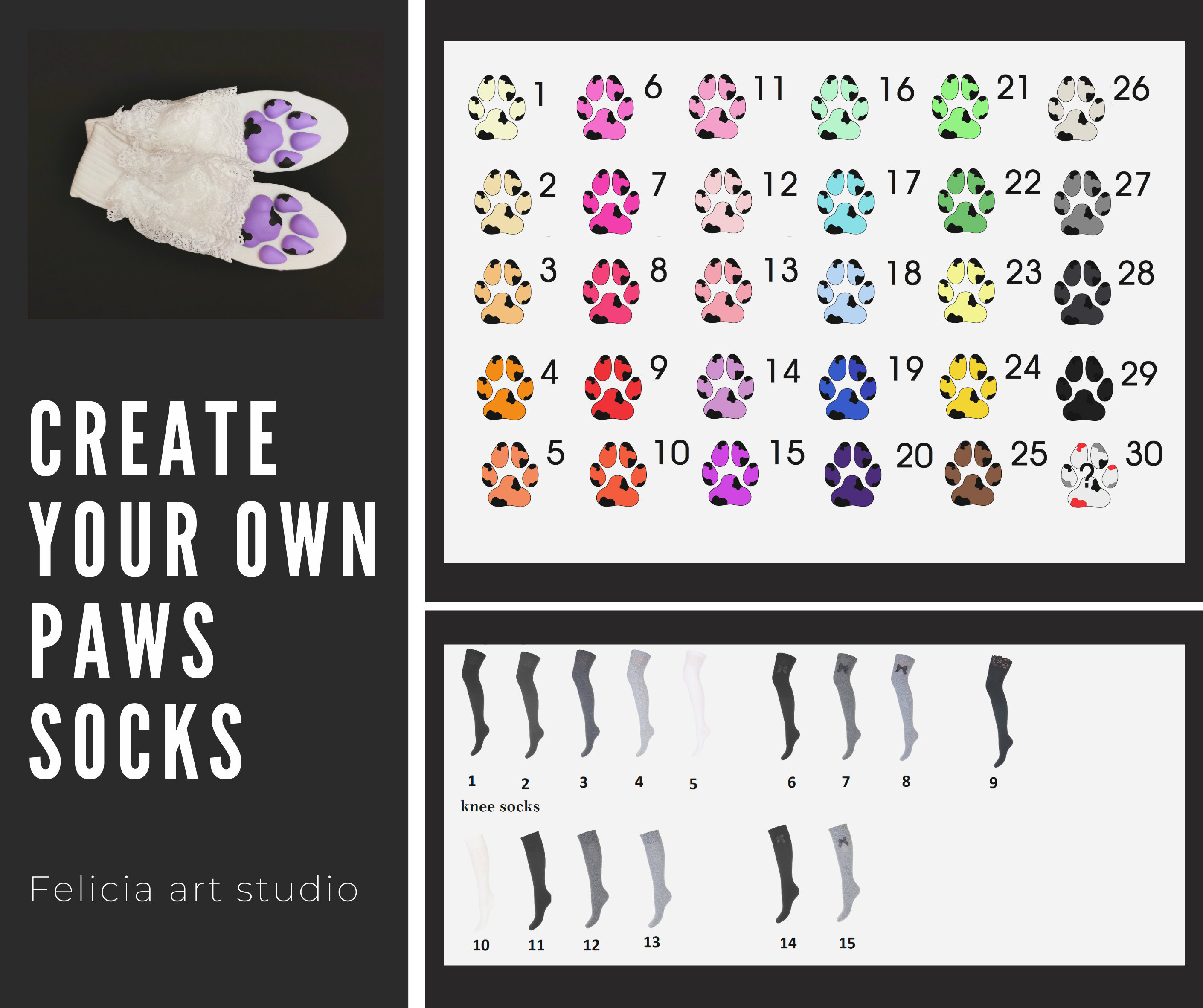 Three Toes Dog Paw Print