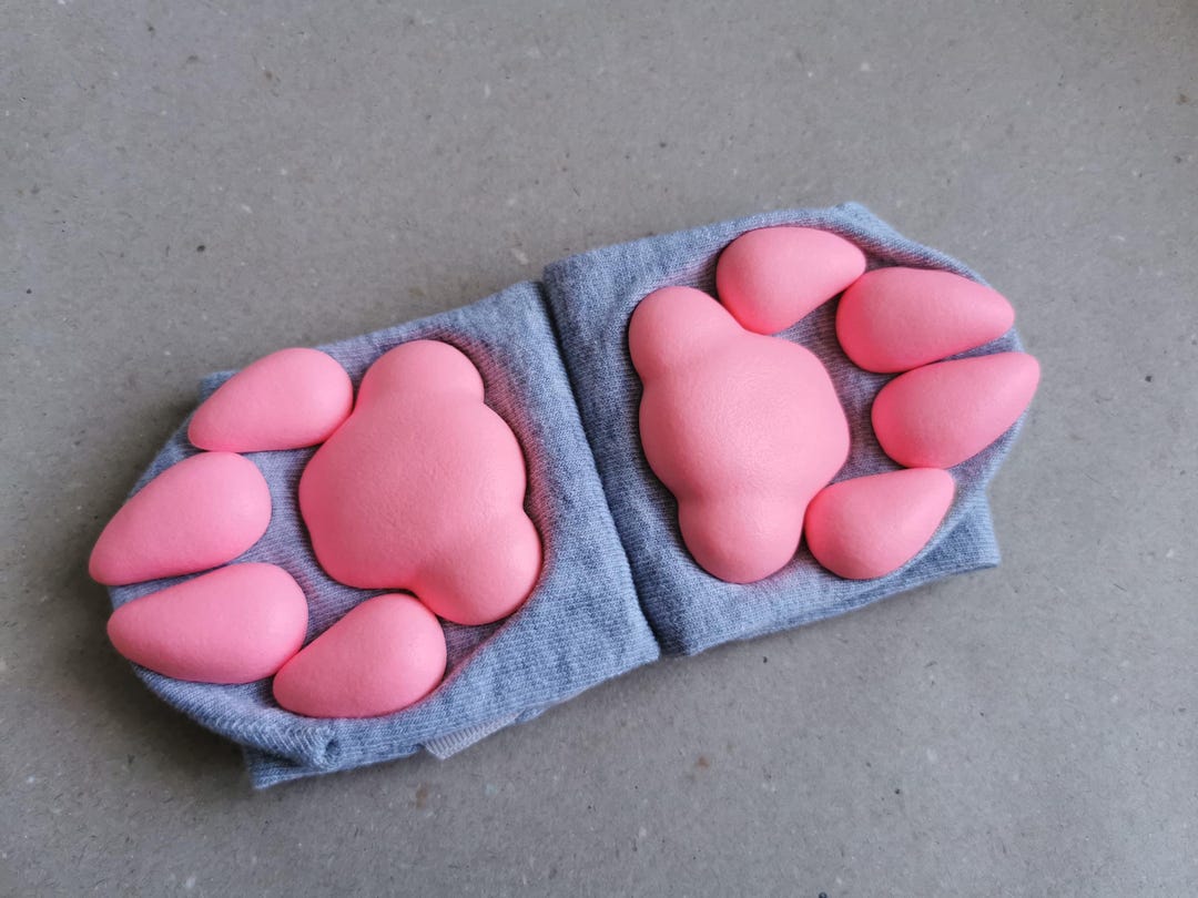 Short Socks Paws, Silicone Paw Pads, Pads for Cosplay, Sqishy Silicone ...