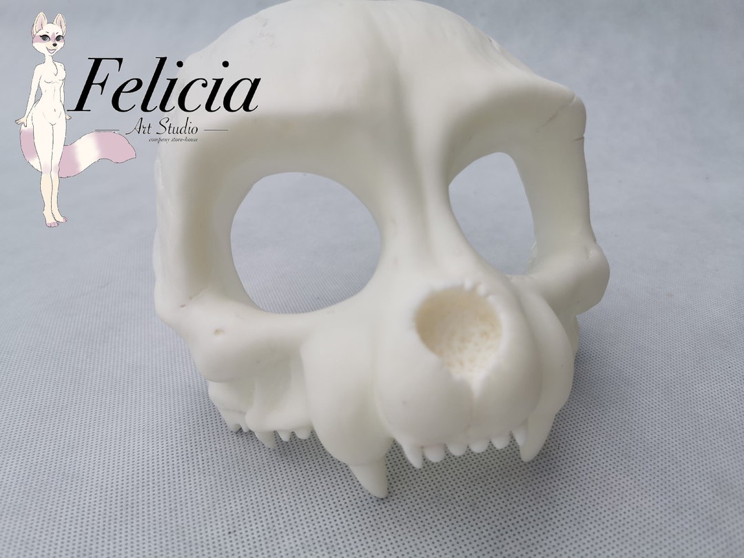 Skull Mask, Fantasy Creature, Resin Mask, Resin Skull, Cosplay. - Etsy