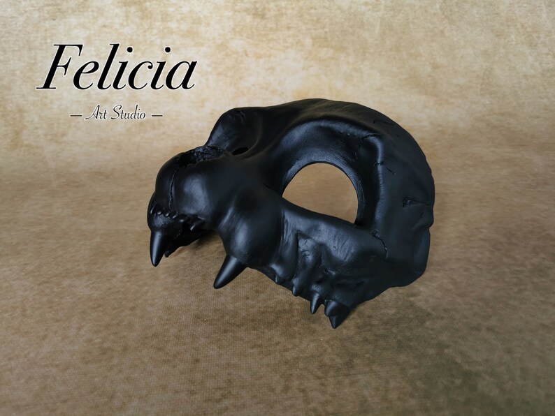 Skull Mask Fantasy Creature Resin Mask Resin Skull - Etsy