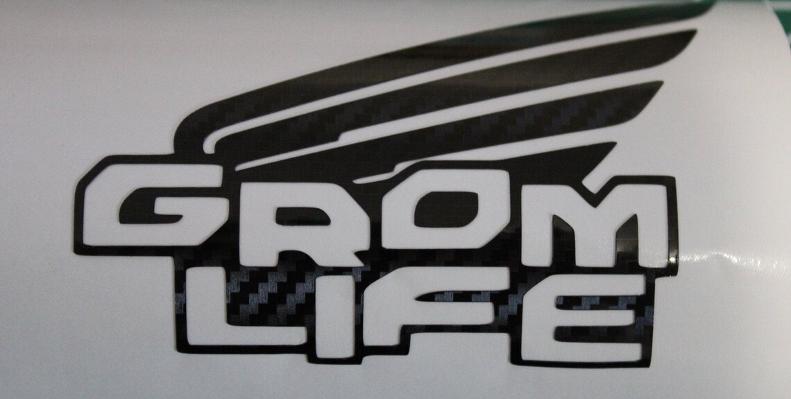 Honda grom decal grom life vinyl decal honda decal honda | Etsy