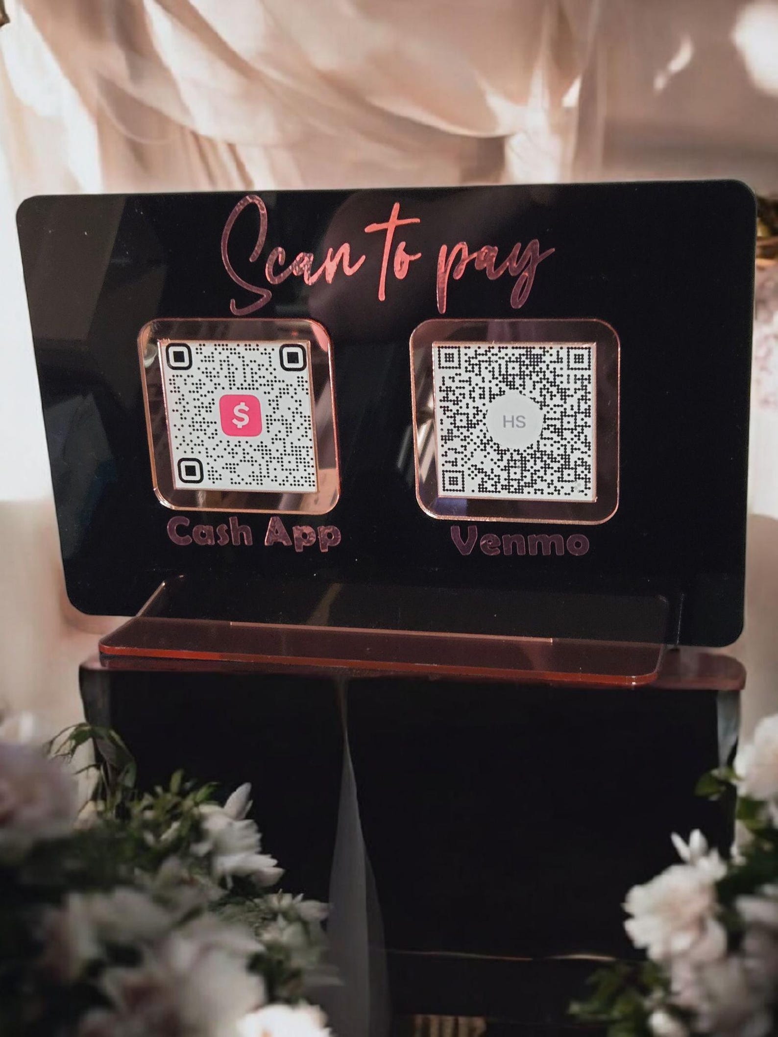 Vendor Payment Sign, Craft Show Payment Sign, Qr Code Payment , Qr Code ...