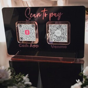 Vendor Payment Sign, Craft Show Payment Sign, Qr Code Payment , Qr Code ...