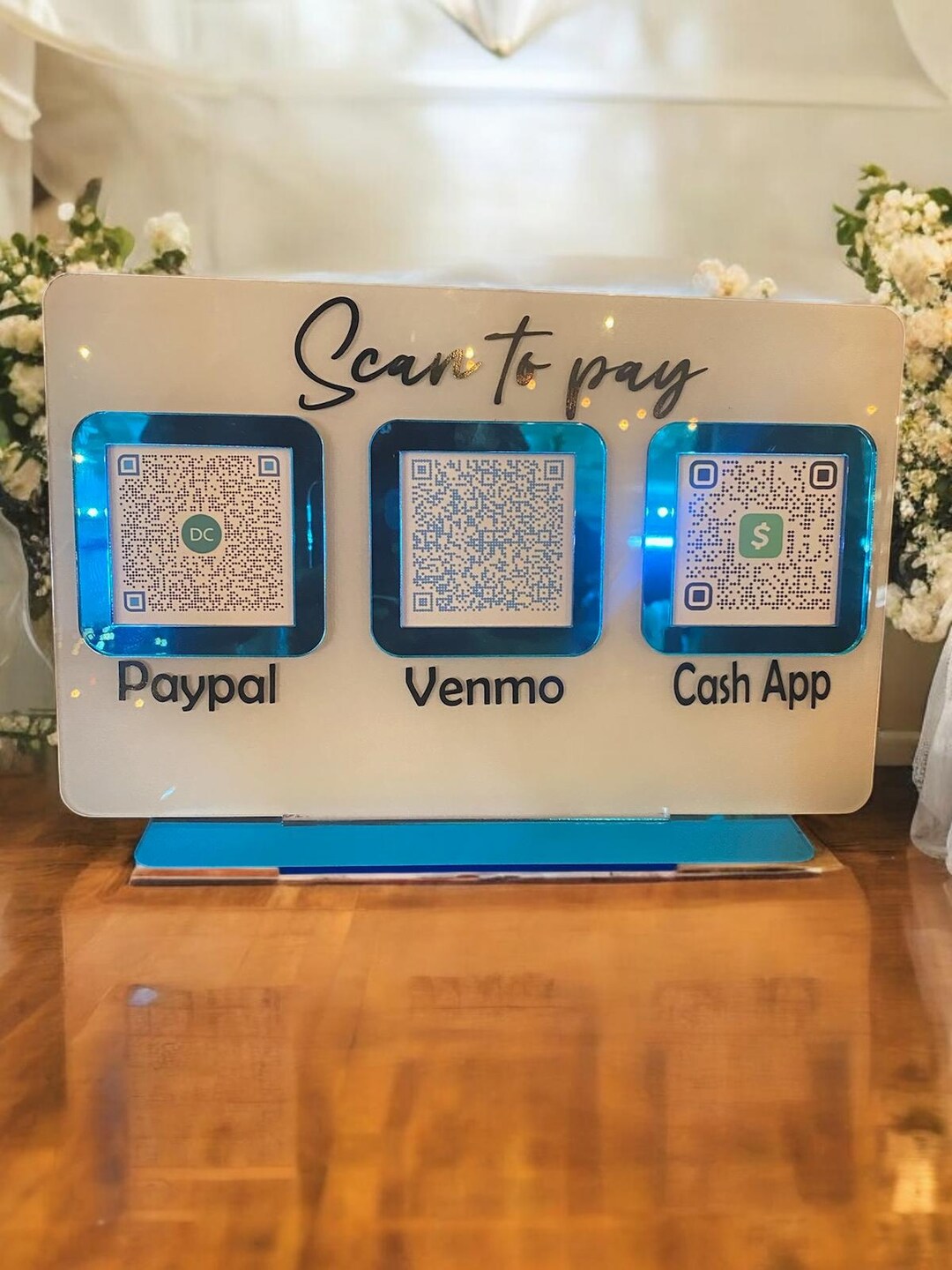 Vendor Payment Sign, Craft Show Payment Sign, Qr Code Payment , Qr Code ...