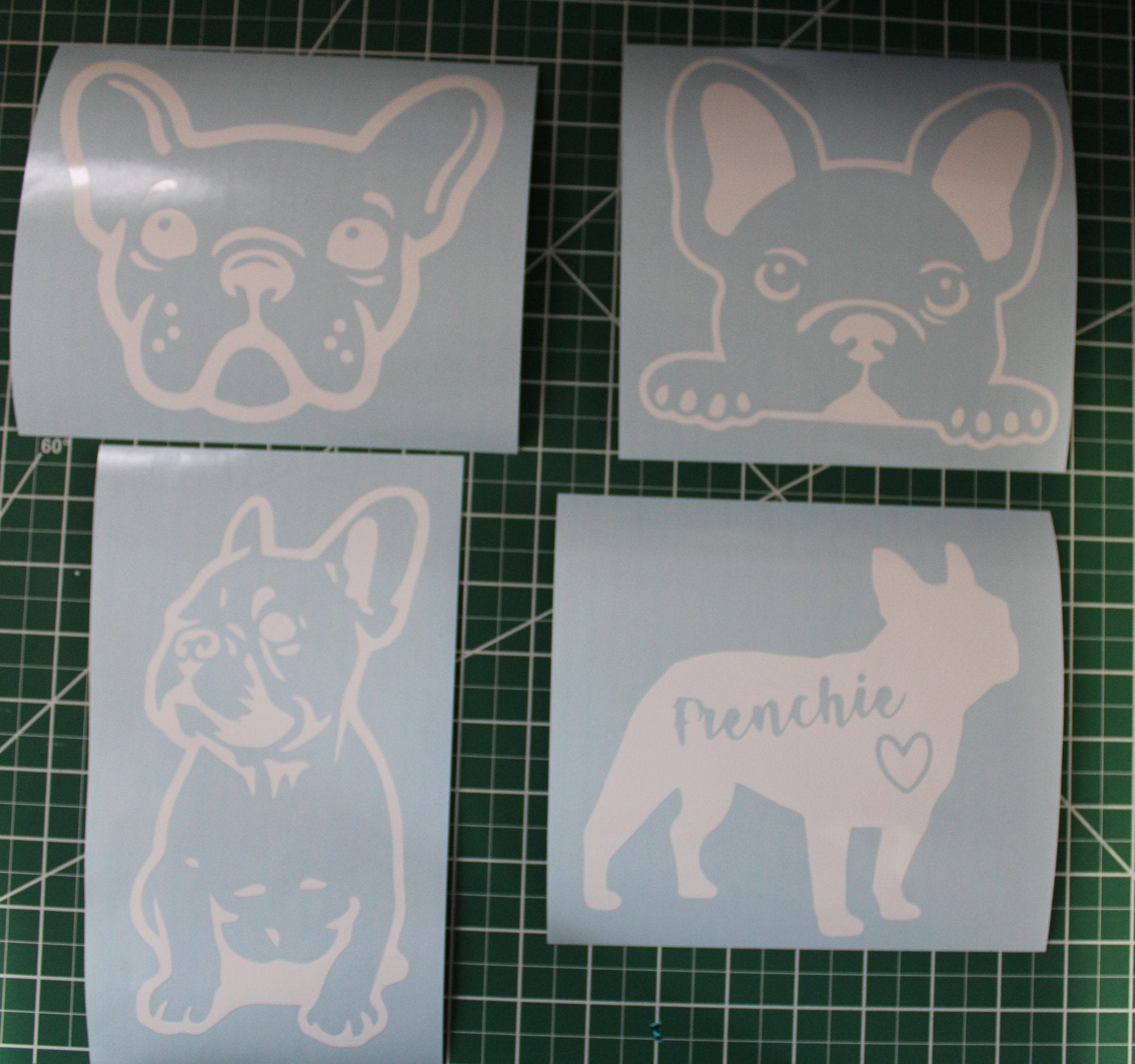 Frenchie Aufkleber, french bulldog window vinyl, vinyl decal, frenchie ...