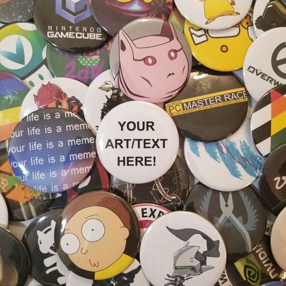 Personalized Button/personalized Pin/custom Button - Etsy