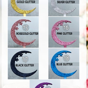 Moon Cake Topper, Celestial Cake Topper, Wedding Cake Topper With Moon ...