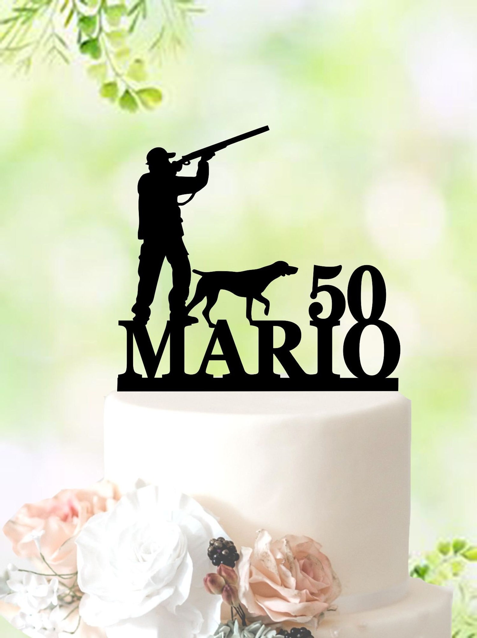 Hunter Cake Topper Huntsman Cake Topper Hunter Birthday - Etsy