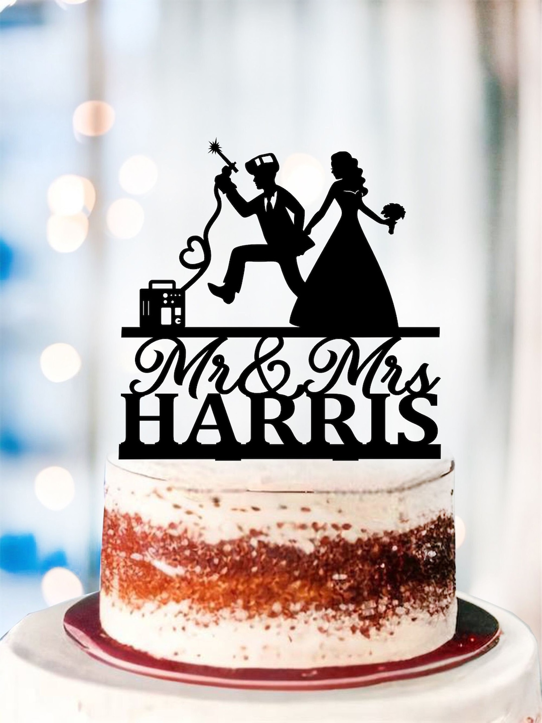 Welder Wedding Cake Topper, Funny Welding Topper, Welding Soldering ...