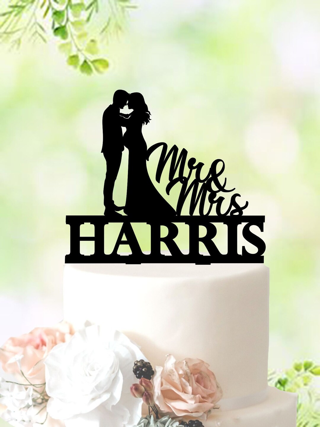 Pregnant Wedding Cake Topper, Mr and Mrs Wedding Cake Topper, Pregnancy ...