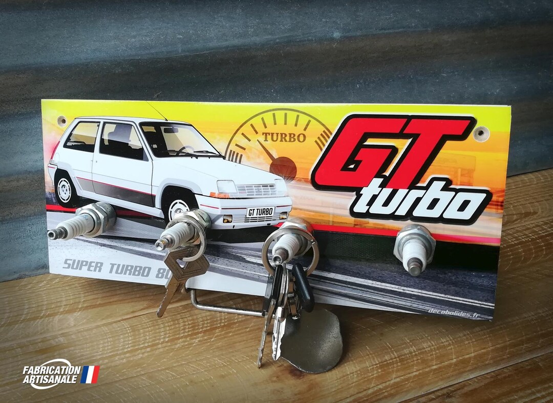 Renault R5 GT Turbo Key Hook, Youngtimer Car. - Etsy