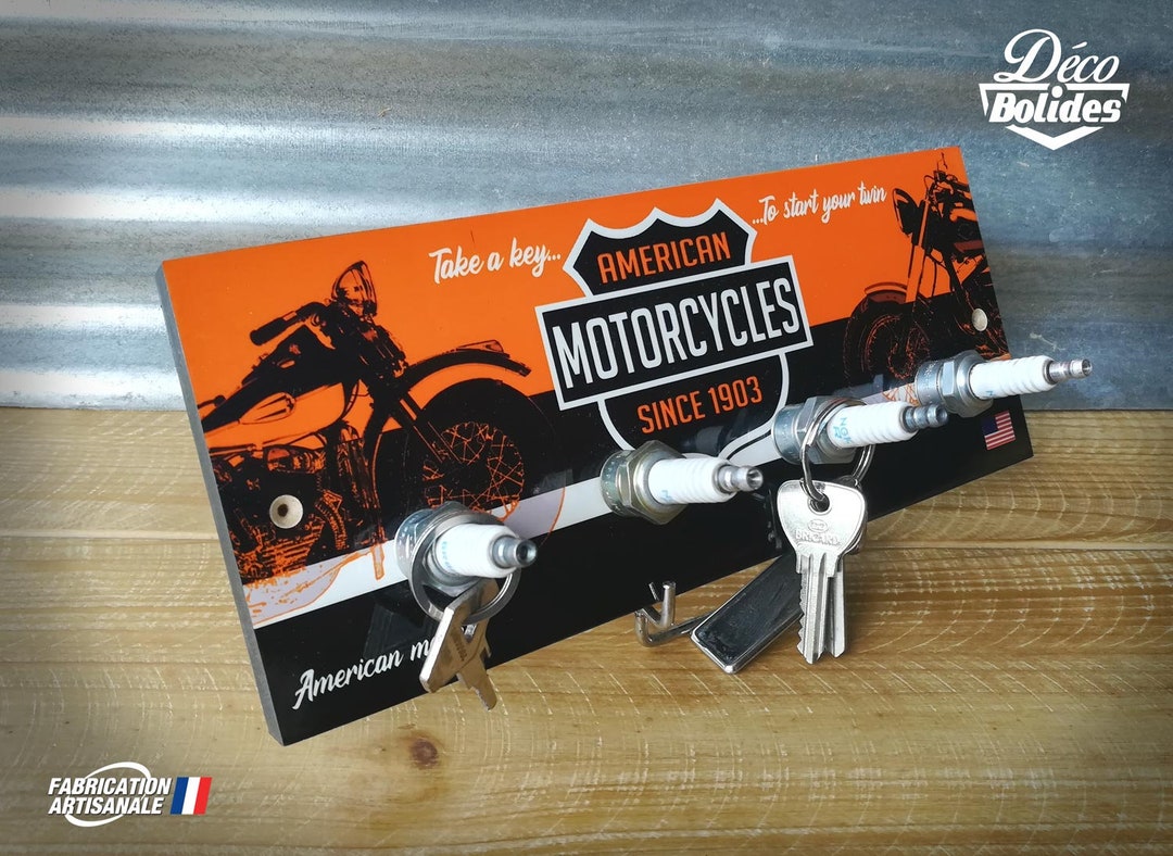 Harley Davidson American Motorcycle Wall Key Holder. - Etsy