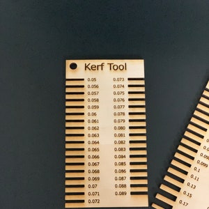 Kerf Tool for Lasers, Laser SVG File, Digital Download, for 1/8" to 1/4 ...