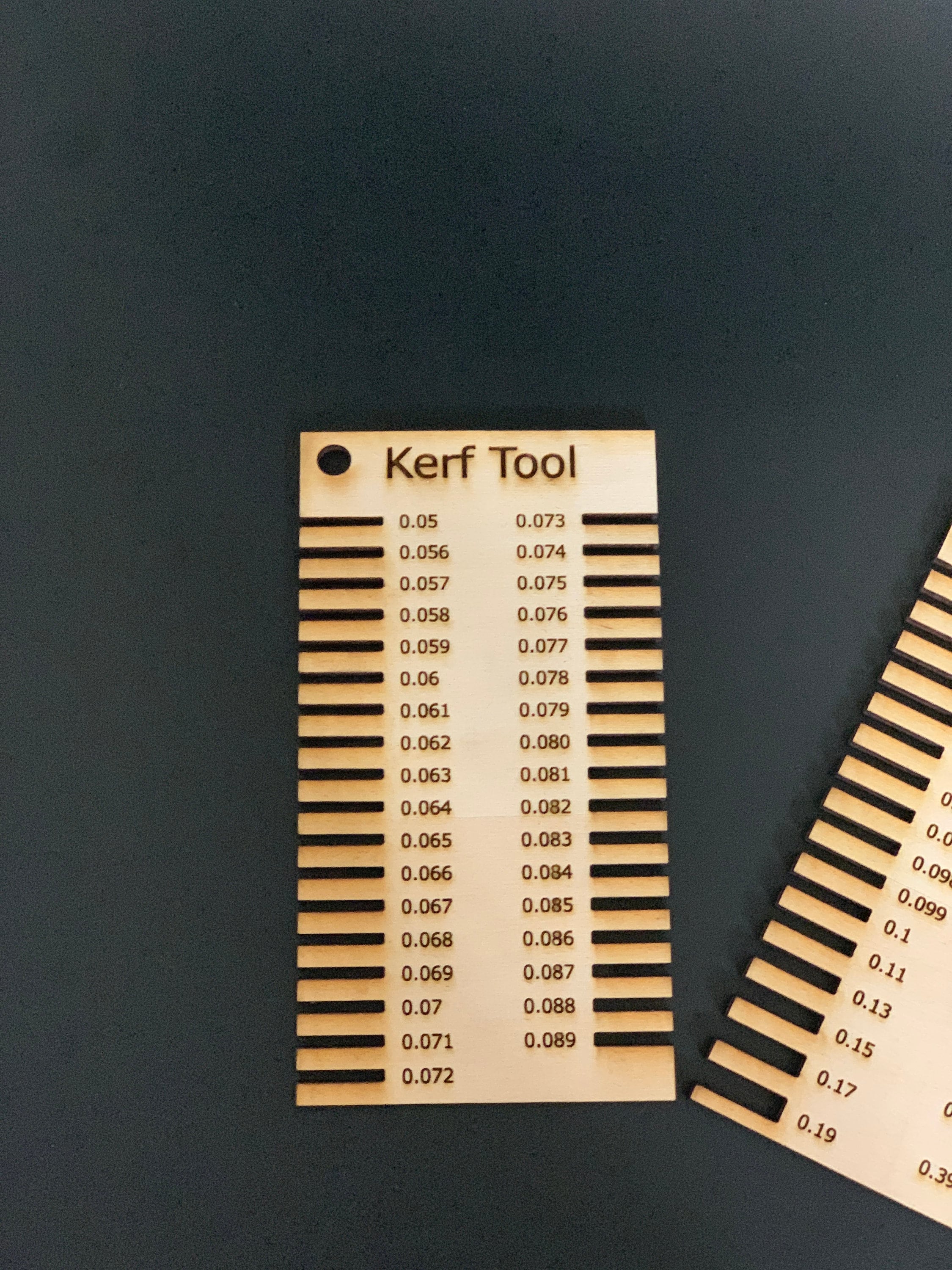 Kerf Tool for Lasers, Laser SVG File, Digital Download, for 1/8" to 1/4 ...
