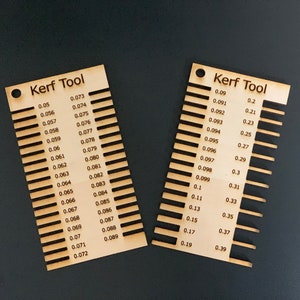 Kerf Tool for Lasers, Laser SVG File, Digital Download, for 1/8" to 1/4 ...