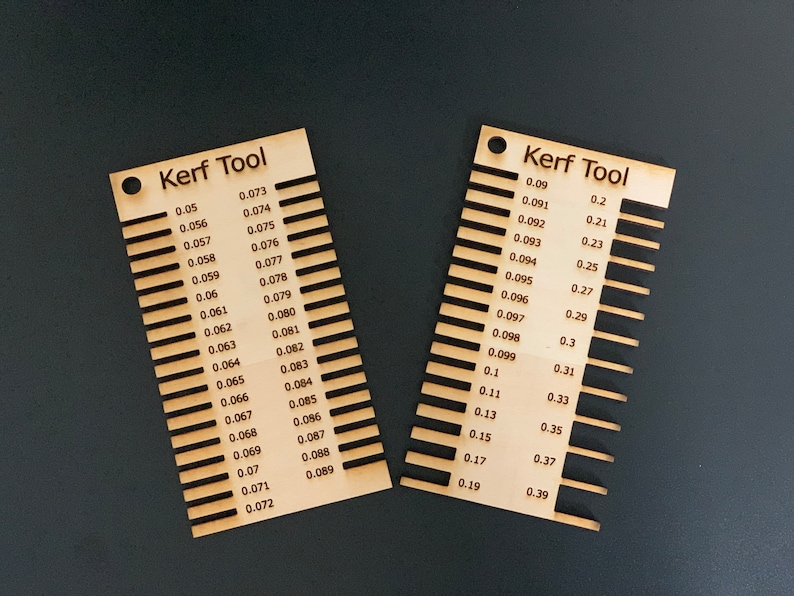 Kerf Tool for Lasers, Laser SVG File, Digital Download, for 1/8" to 1/4 ...