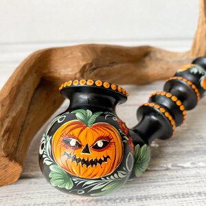 Ghost Smoking Pipe, Halloween Pipe, Churchwarden Pipe, Wooden Tobacco ...