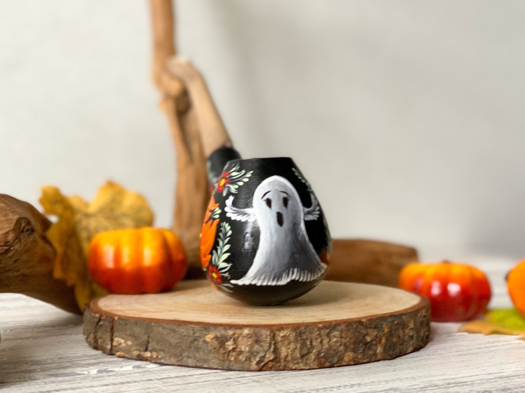 Ghost Pipe, Halloween Pipe, Wood Tobacco Pipe, Wooden Smoking Pipes ...