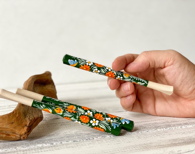 Flower Cigarette Holder, Wooden Regular Cigarette Holder, Slim ...