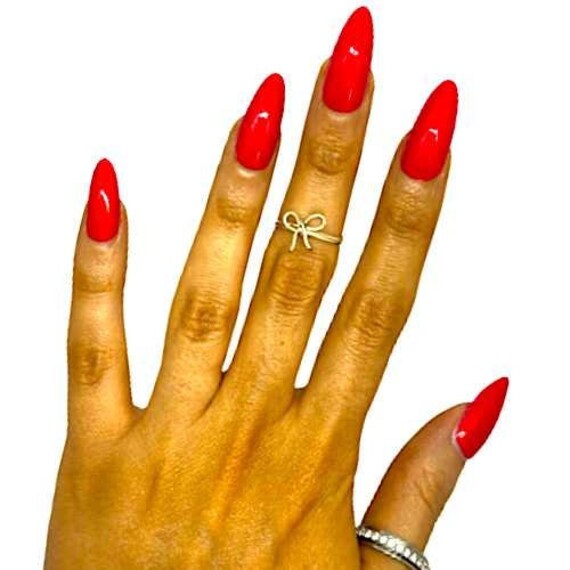 Cherry Bomb Neon Shimmer Nail Polish - Etsy