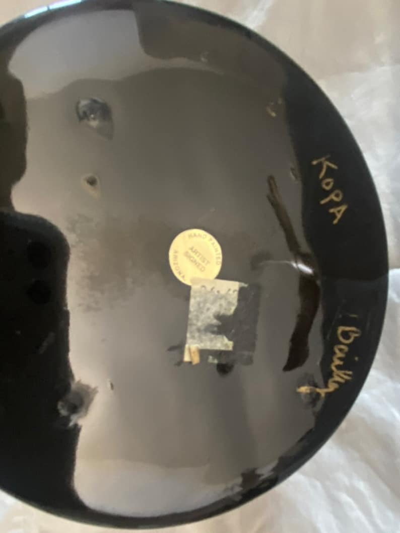 Native American Kopa Pottery Vase - Artist Signed - Etsy