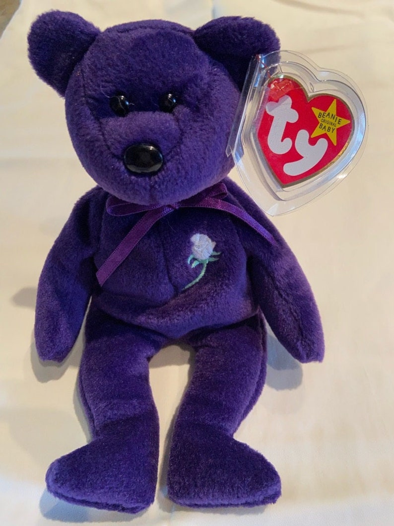 Beanie Baby - Rare Princess Diana Bear - Etsy