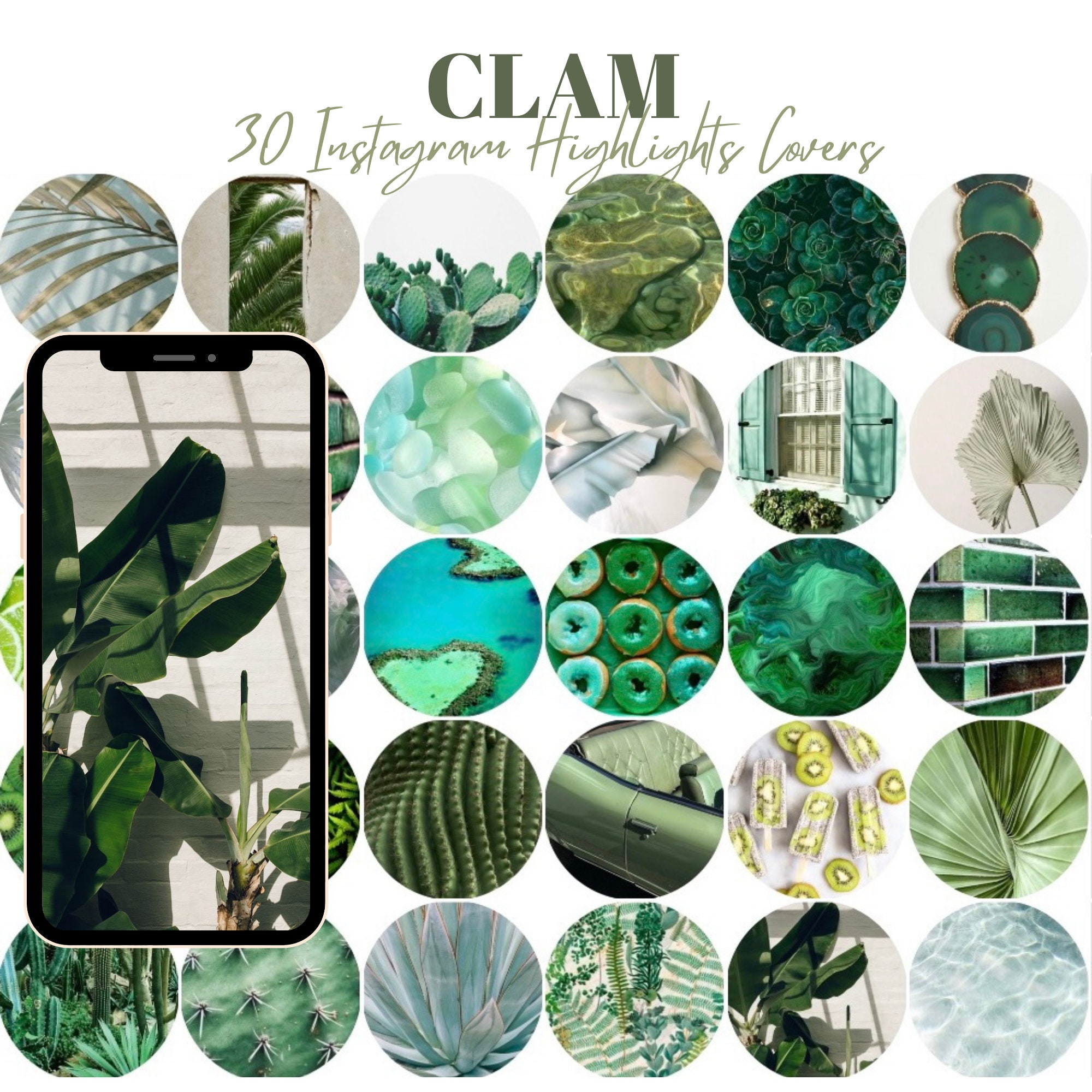 30 Instagram Story Highlights CALM Line Art Instagram Icons - Etsy