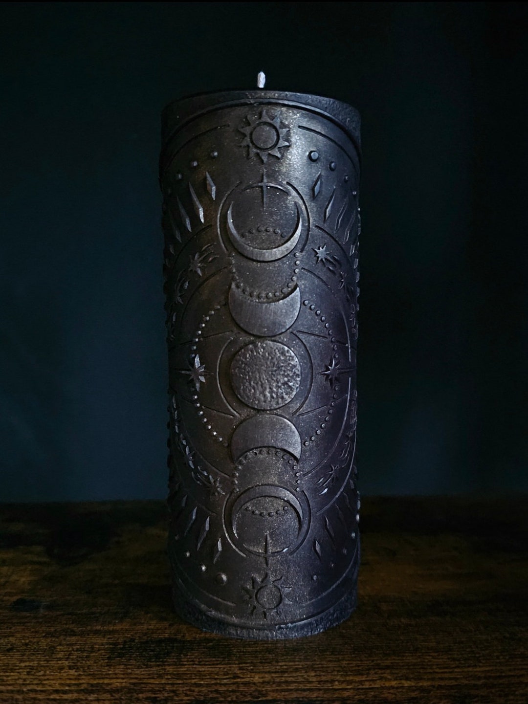 Hecate Moon Phases Pillar Candle Frankincense Hekate Goddess Vegan ...
