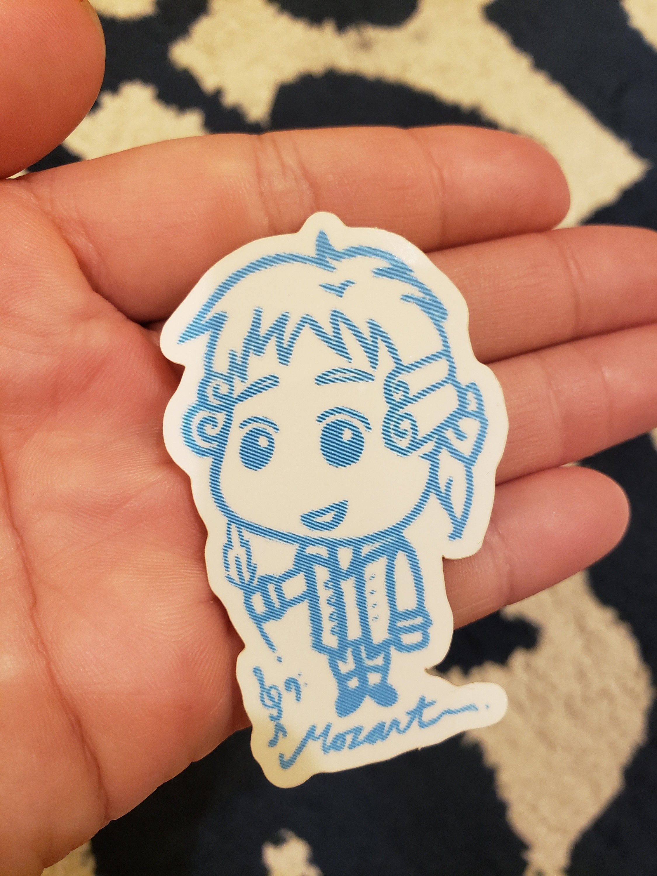 Chibi Mozart Sticker - Etsy
